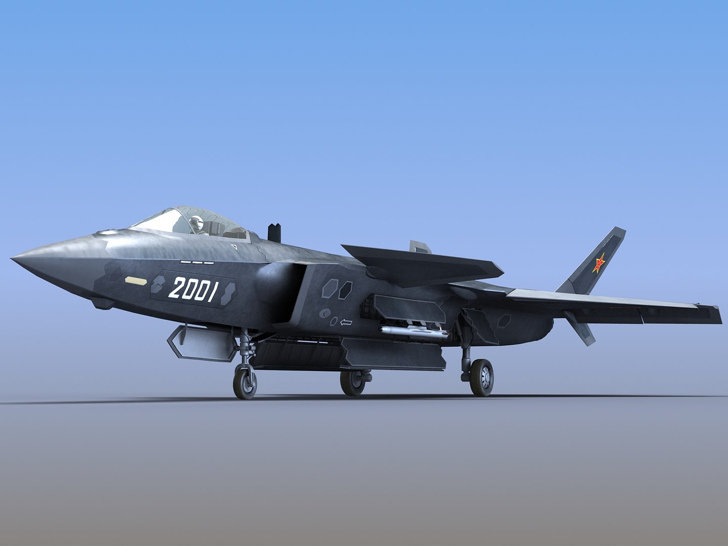 3D Prototype Stealth Jet Fighter Model - TurboSquid 1169835