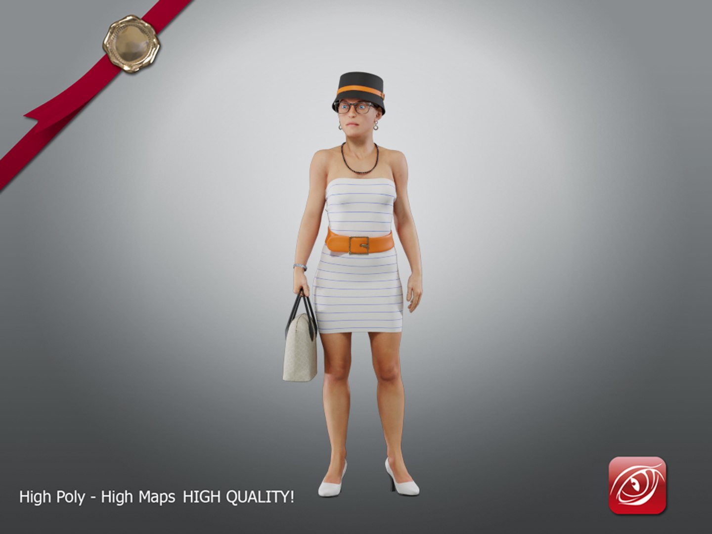 Casual Female Cc 21 3D Model - TurboSquid 1226183