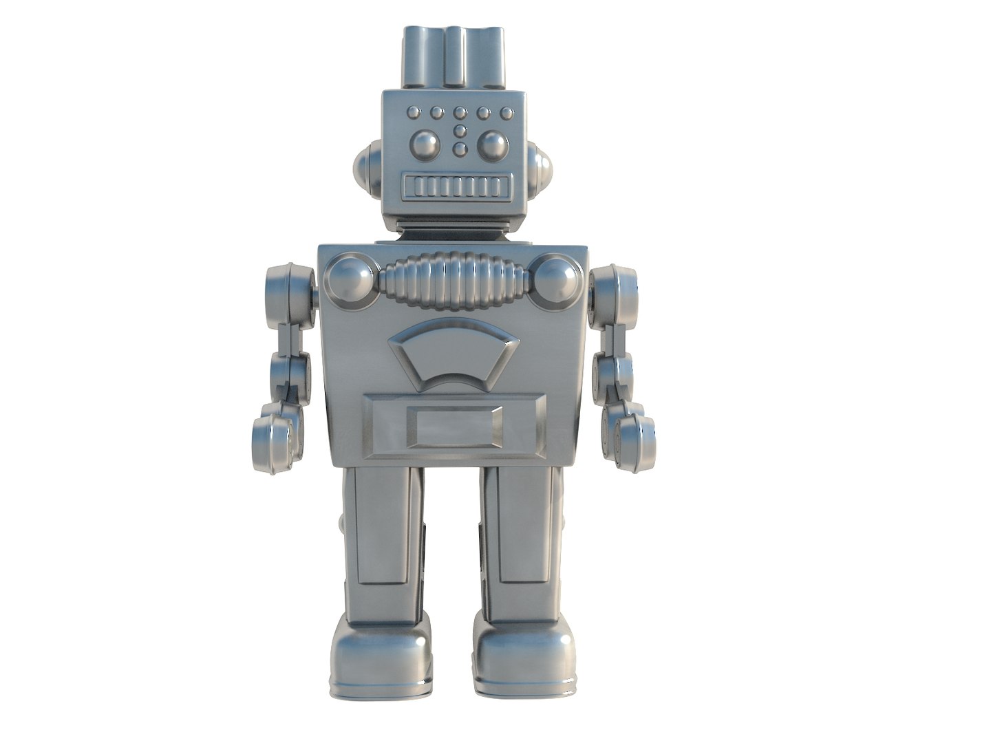Toy Robot 3d Model
