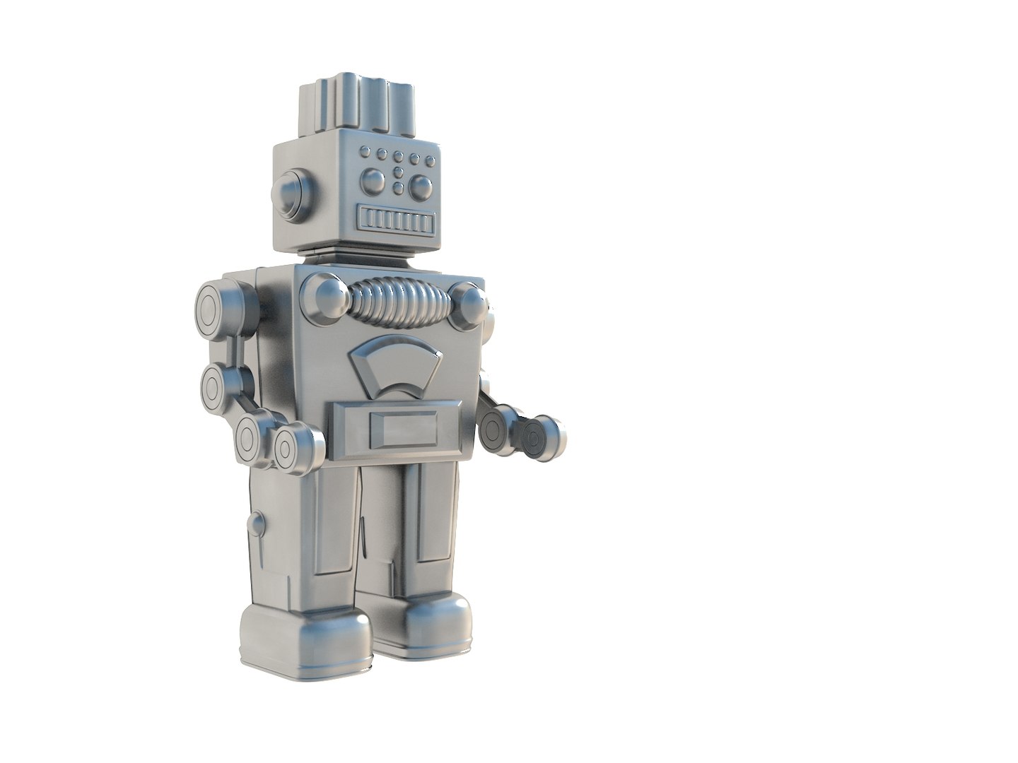 Toy Robot 3d Model