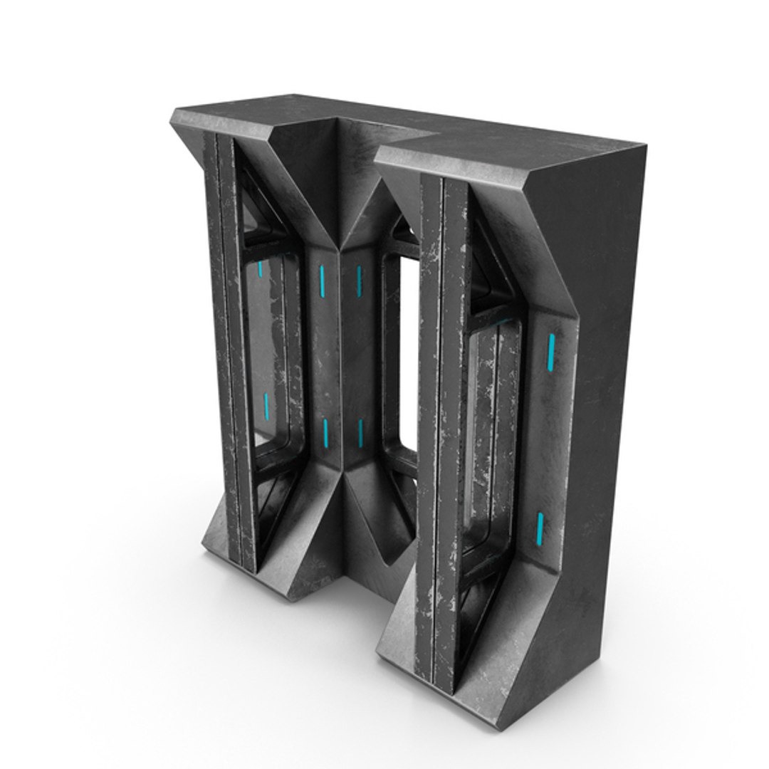 Scifi Pillar PBR model - TurboSquid 2169475