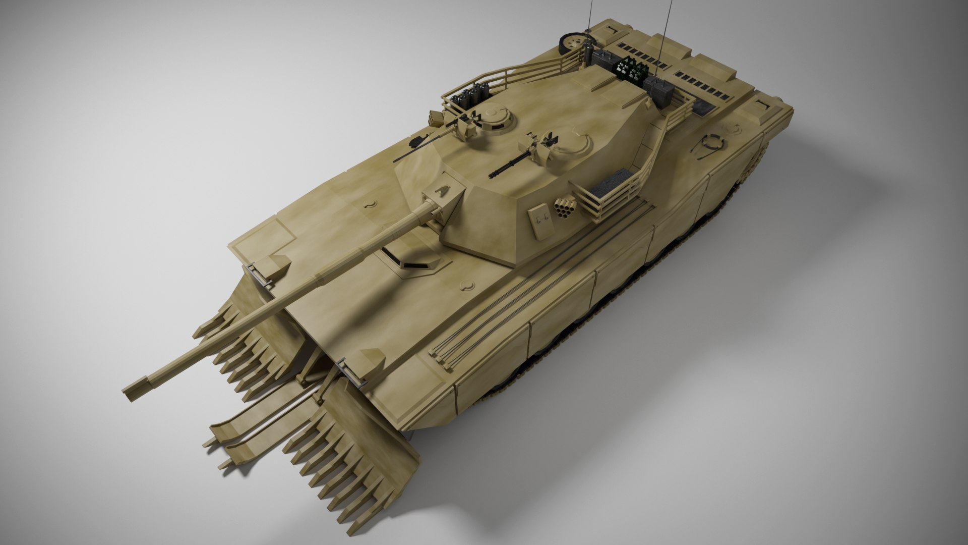 3D Main Battle Tank Model - TurboSquid 1598883