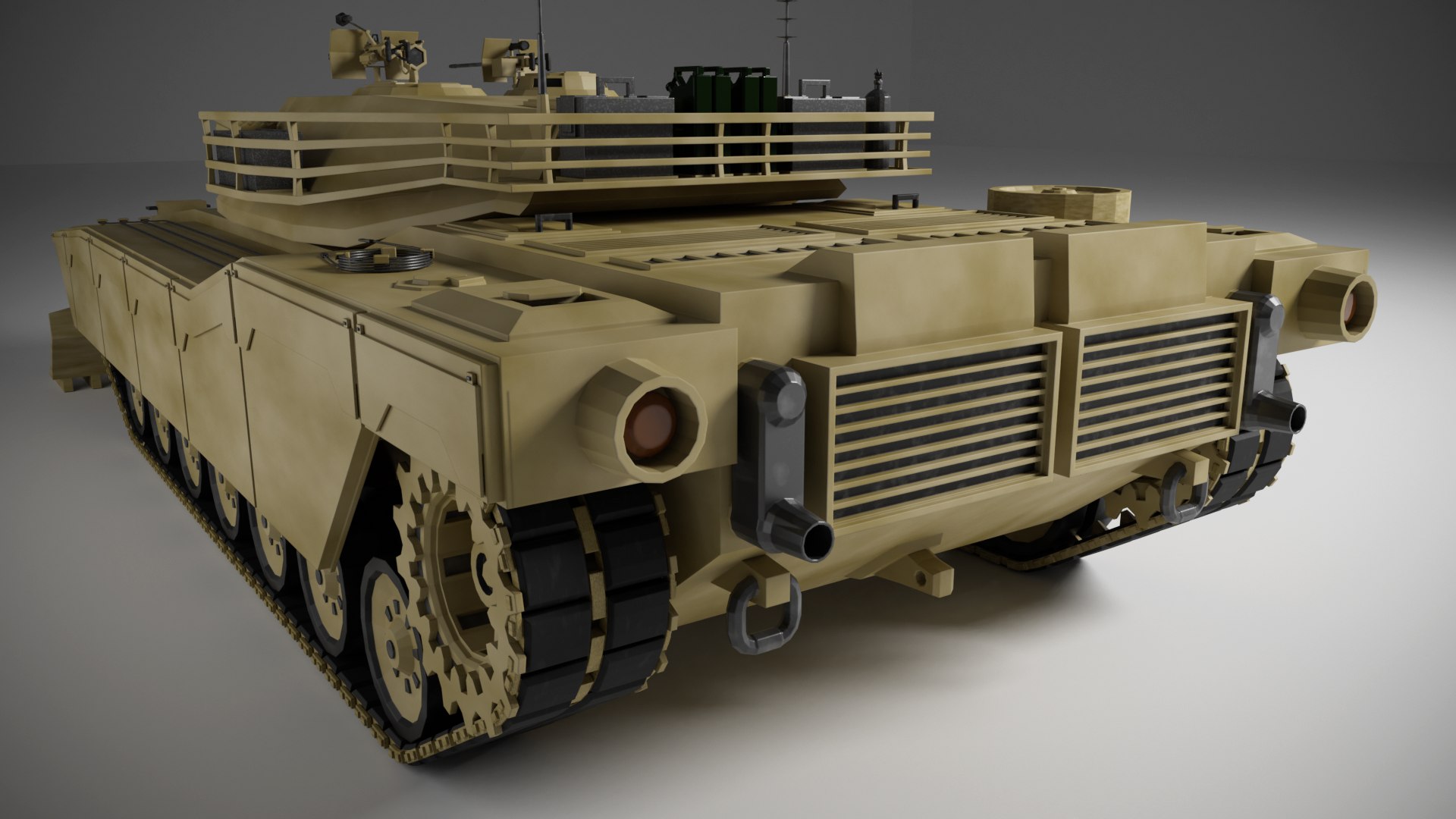 3D Main Battle Tank Model - TurboSquid 1598883