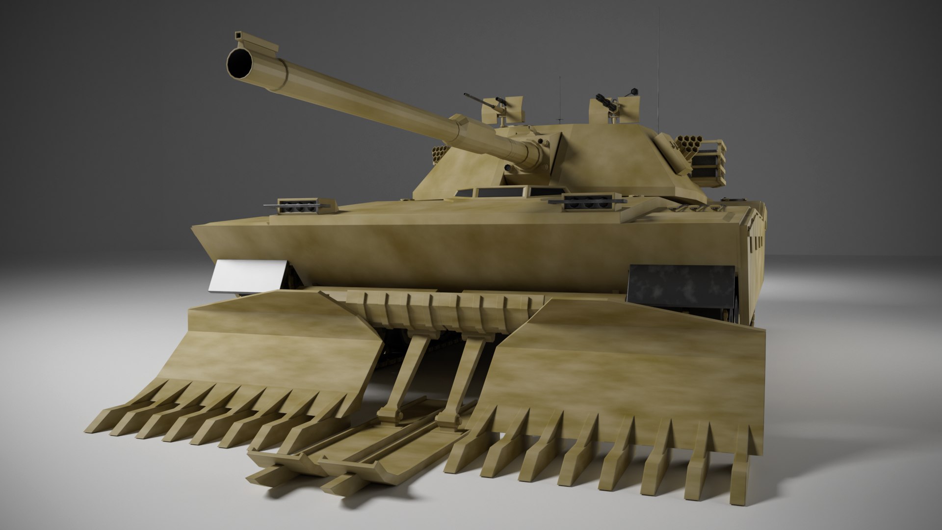 3D Main Battle Tank Model - TurboSquid 1598883