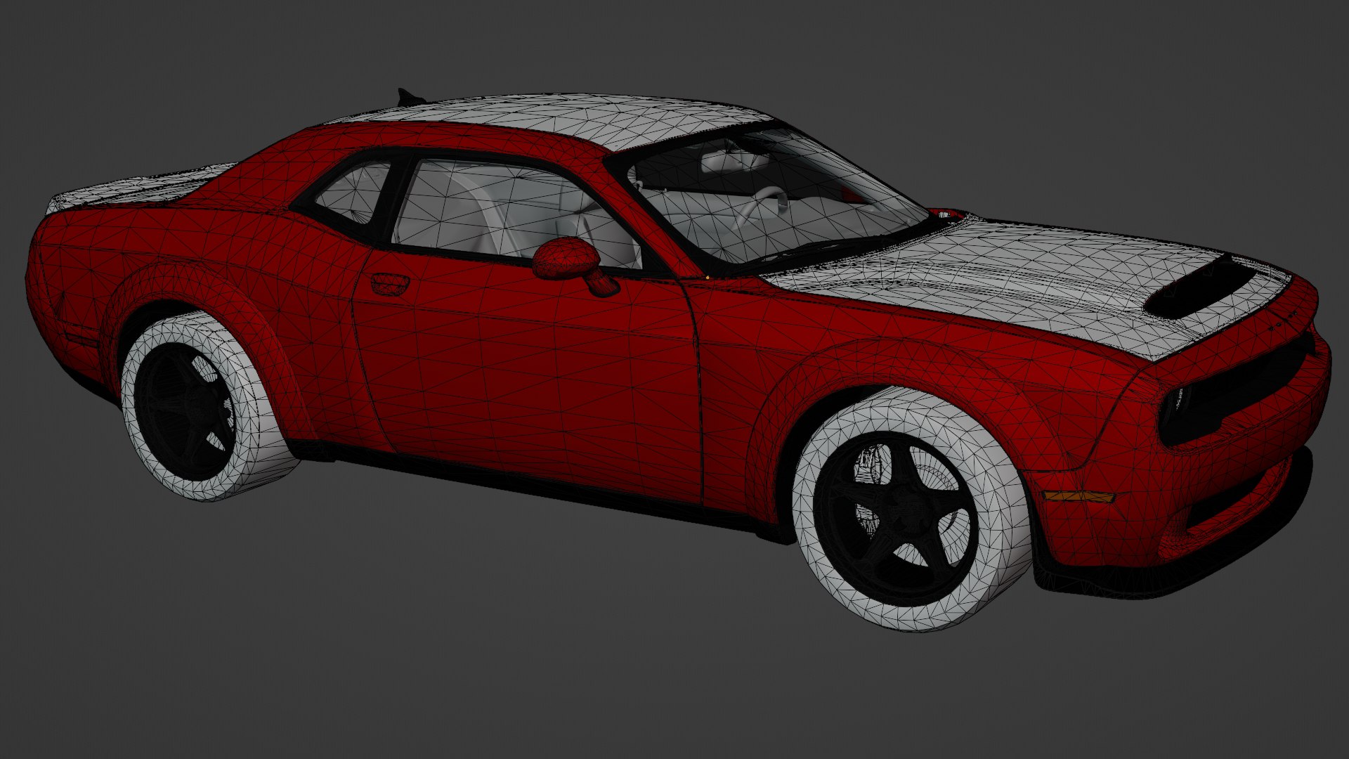 Dodge Challenger Hellcat 3D Model - TurboSquid 2282808