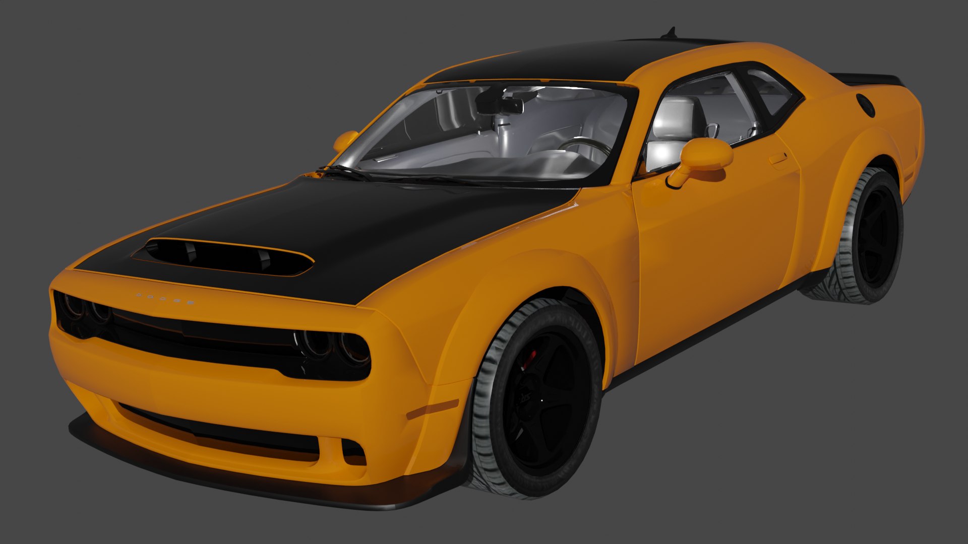 Dodge Challenger Hellcat 3D Model - TurboSquid 2282808