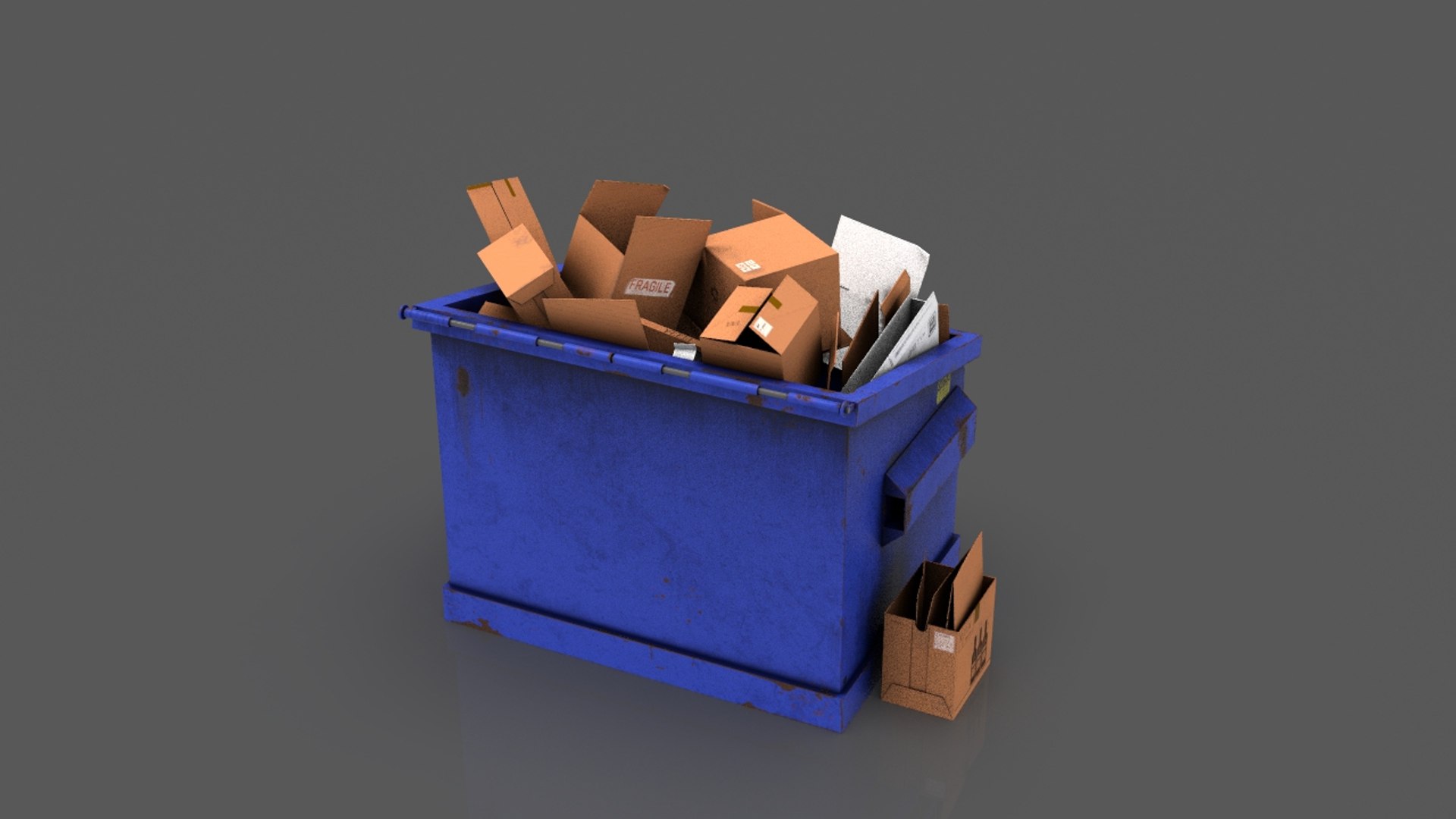 Container Paper Model - TurboSquid 1622047