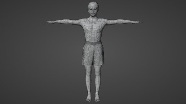 modelo 3d Modelo 3D gratuito a001 cuerpo de hombre pose en T gratis - TurboSquid 2142936