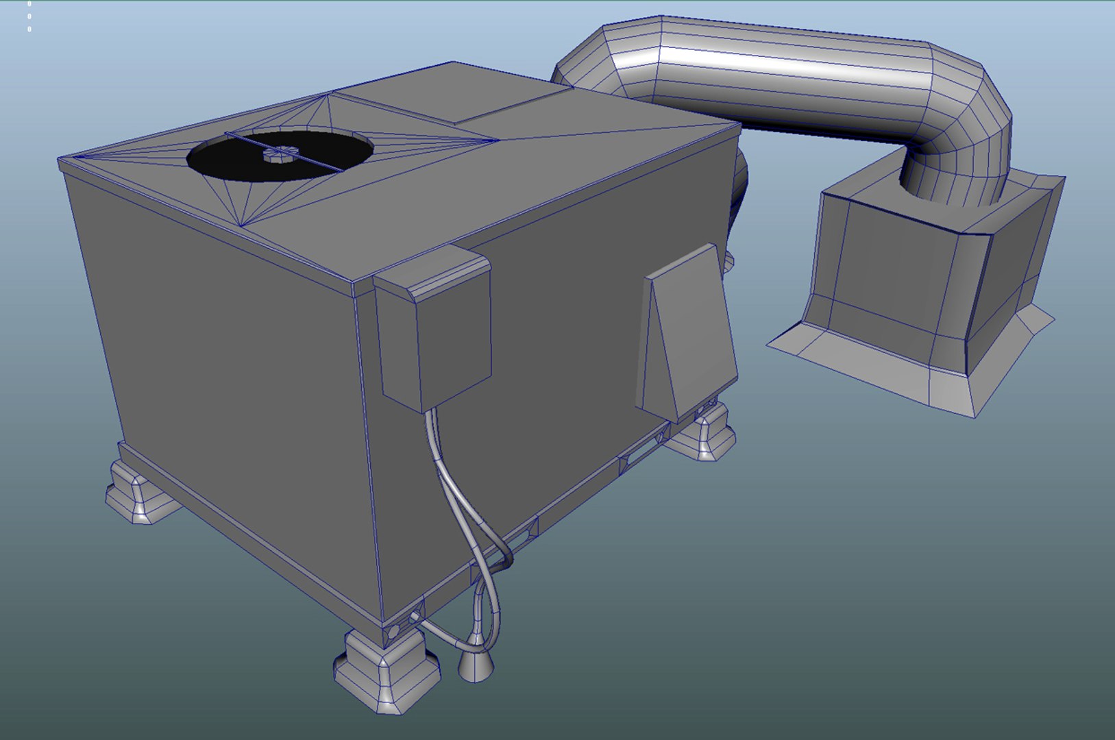 rooftop ac hvacs 3d obj