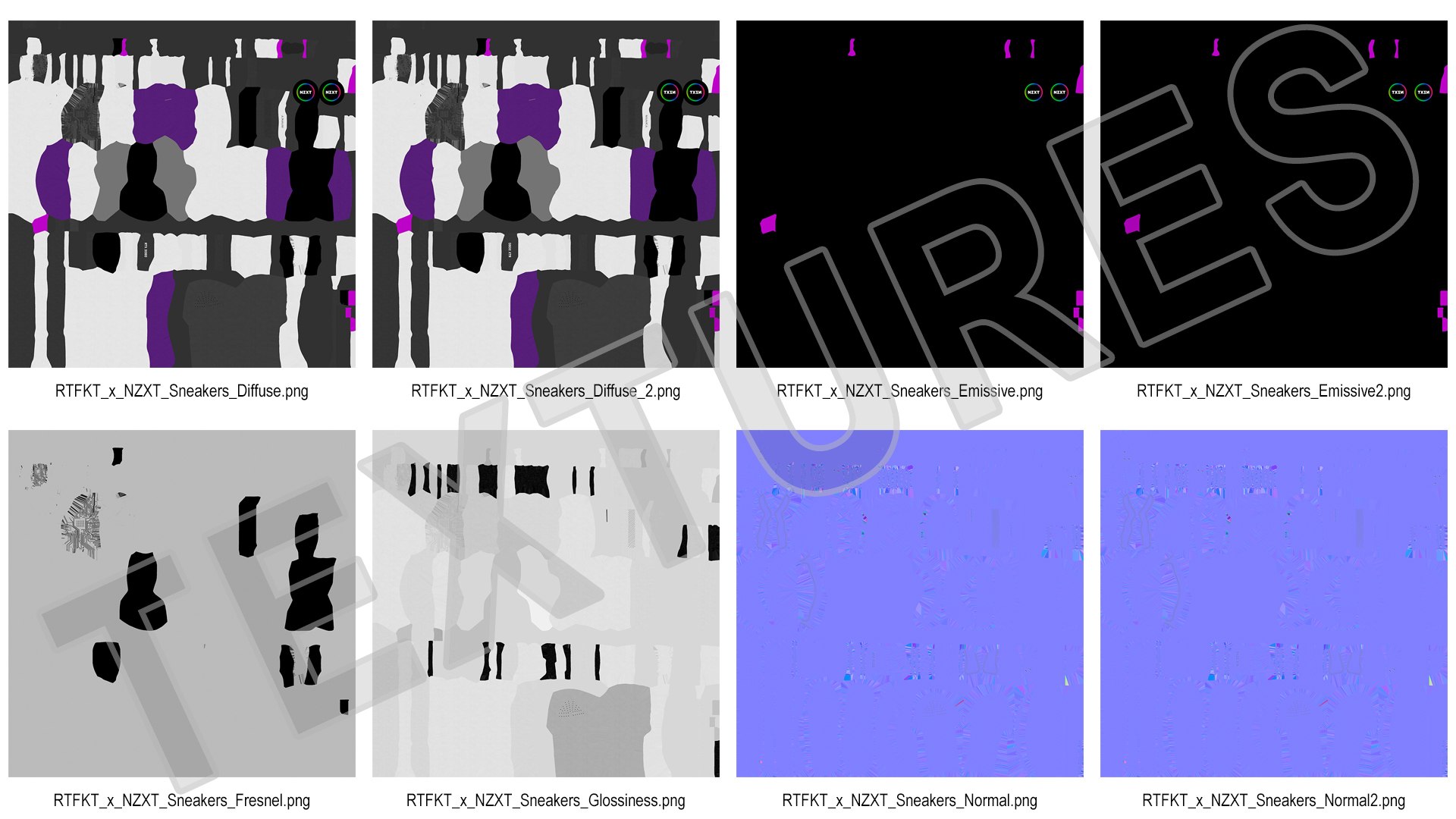3D RTFKT X NZXT 3080 Sneakers - TurboSquid 2111480