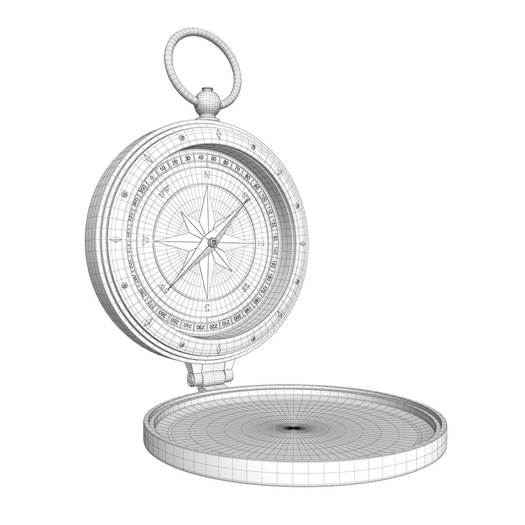Compass Model Turbosquid 2170995