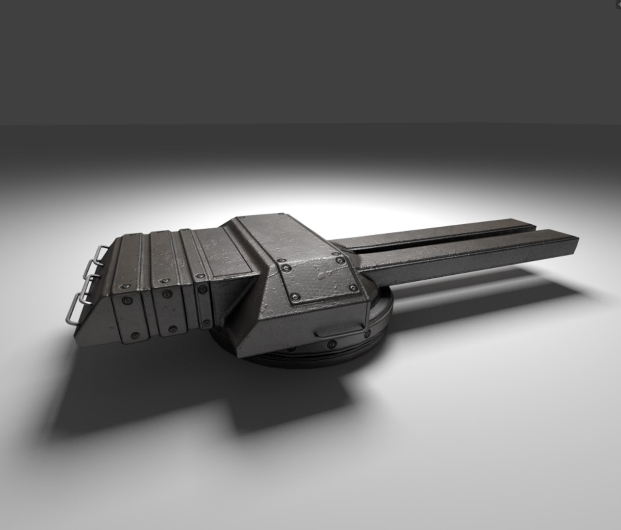 3d Model Cannon Tank