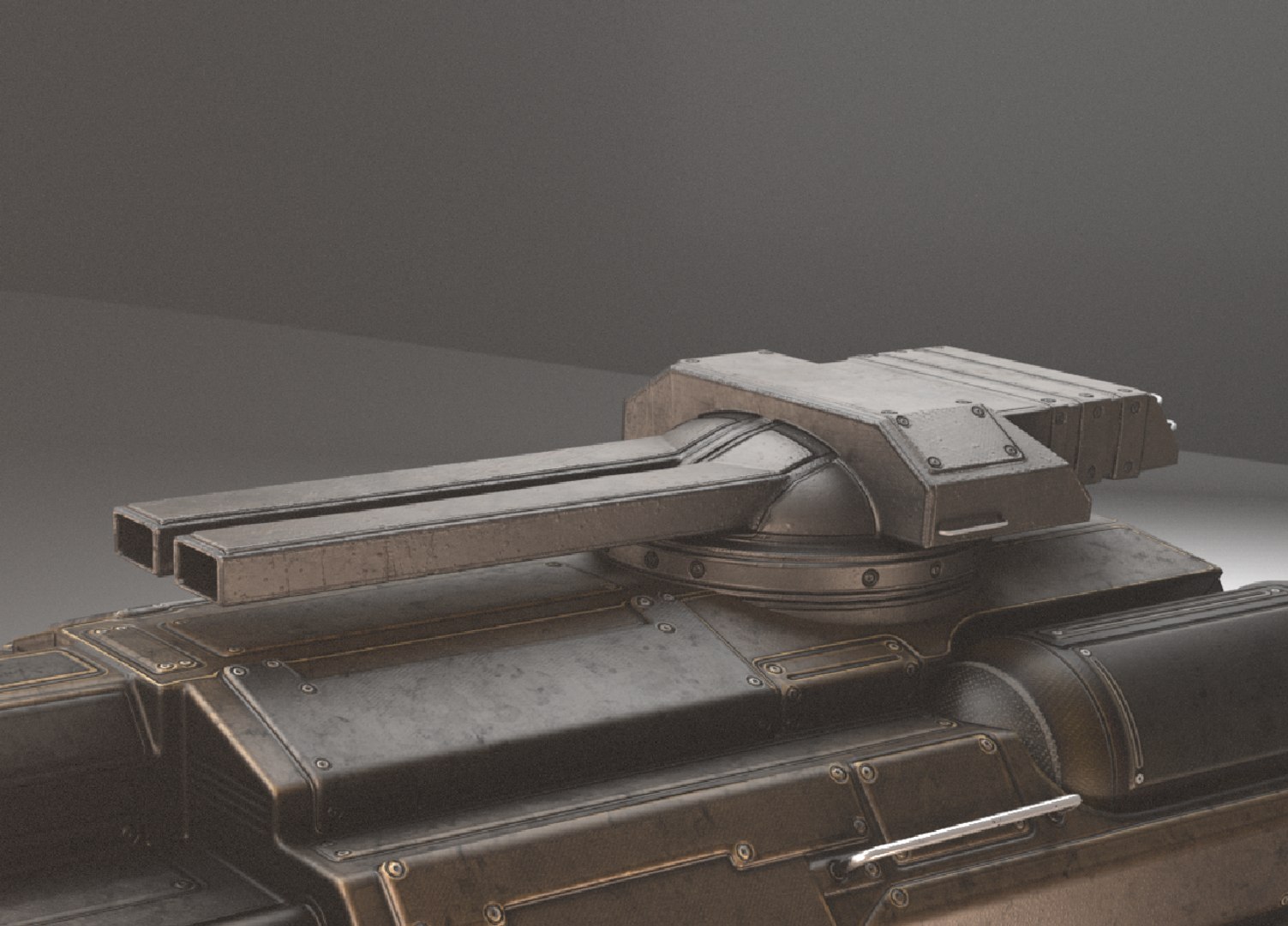 3d Model Cannon Tank