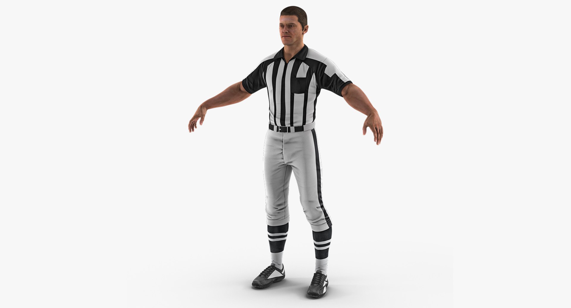3D American Football Referee - TurboSquid 1196801