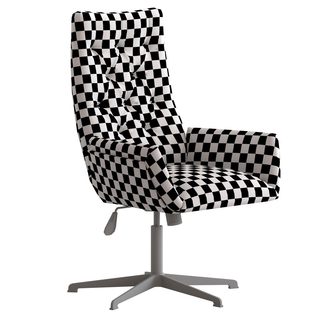 CB2 Arzella Office Chair 3D model - TurboSquid 2165381