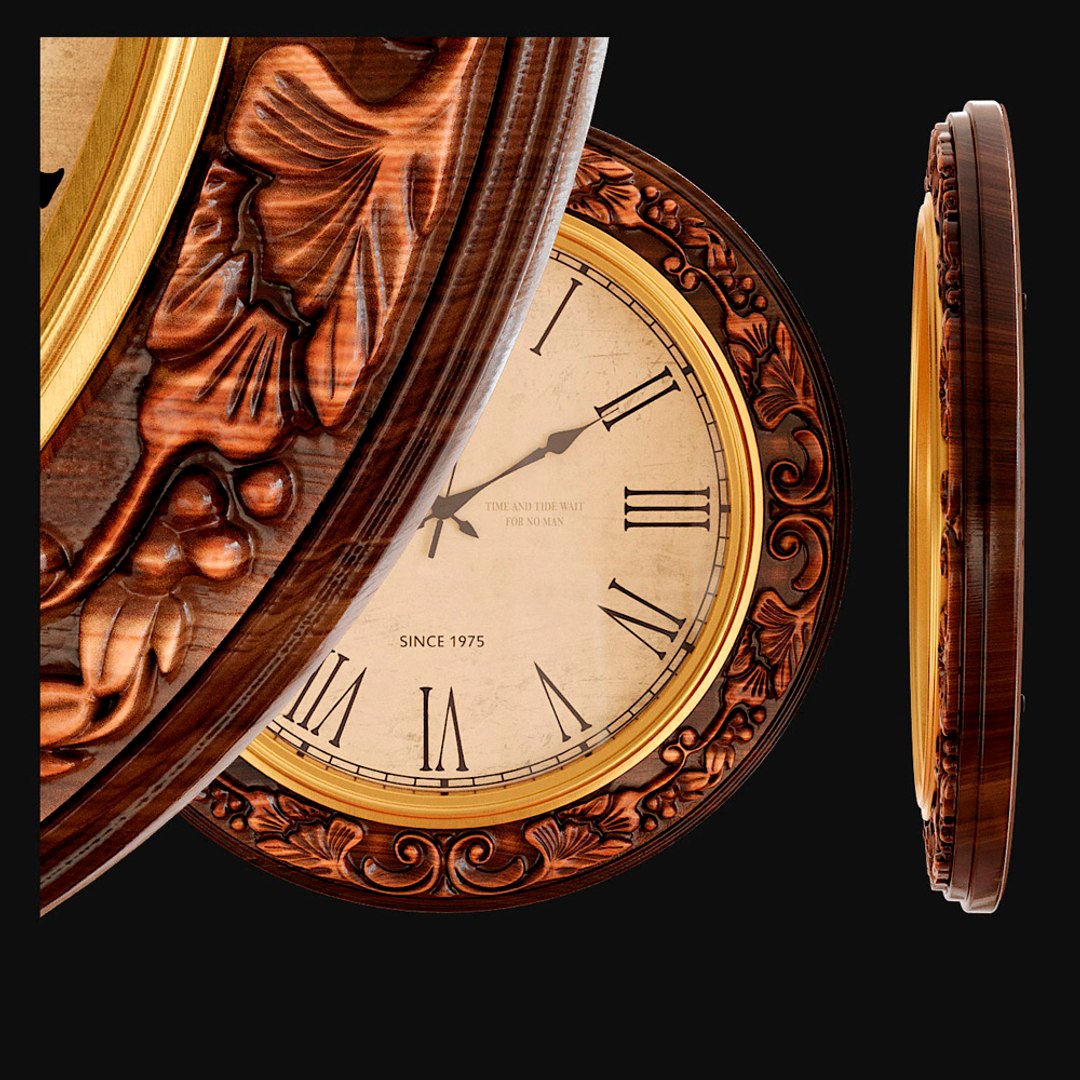 3D Model Clock Royal Sinix - TurboSquid 1571190