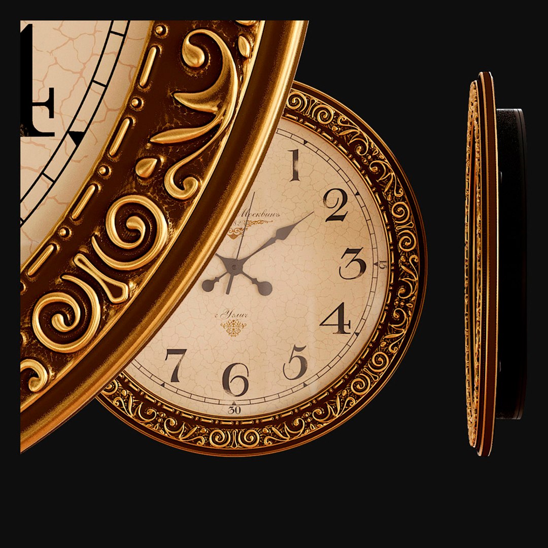 3D Model Clock Royal Sinix - TurboSquid 1571190