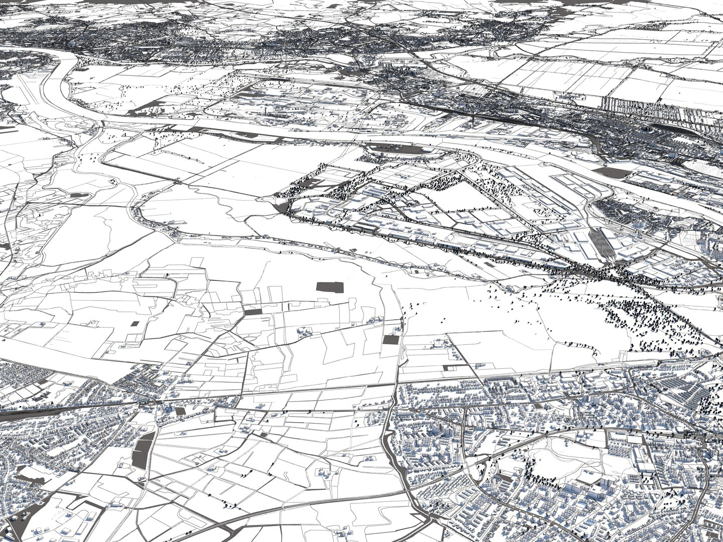 3D model buildings houses maps - TurboSquid 1438396