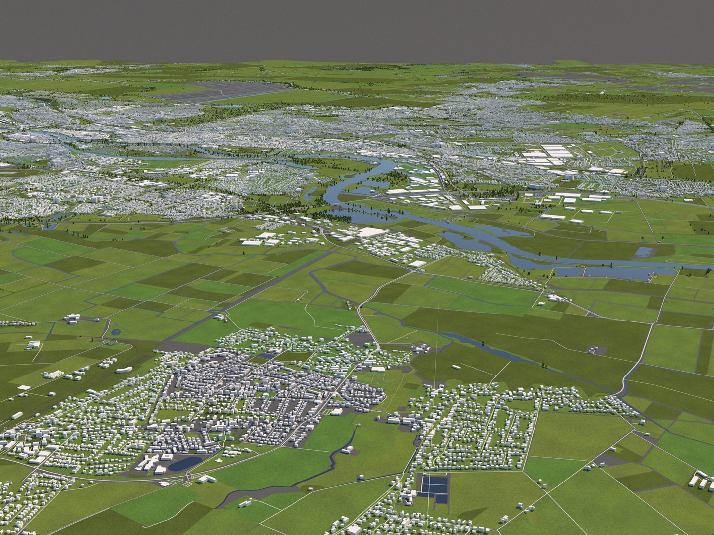 3D model buildings houses maps - TurboSquid 1438396