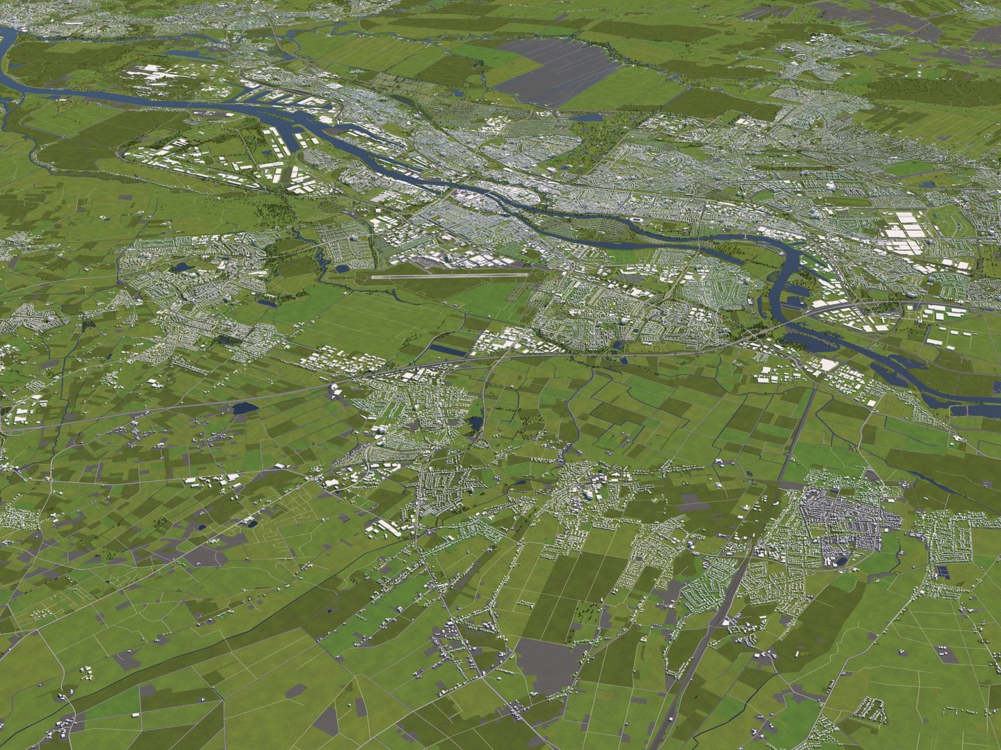 3D model buildings houses maps - TurboSquid 1438396