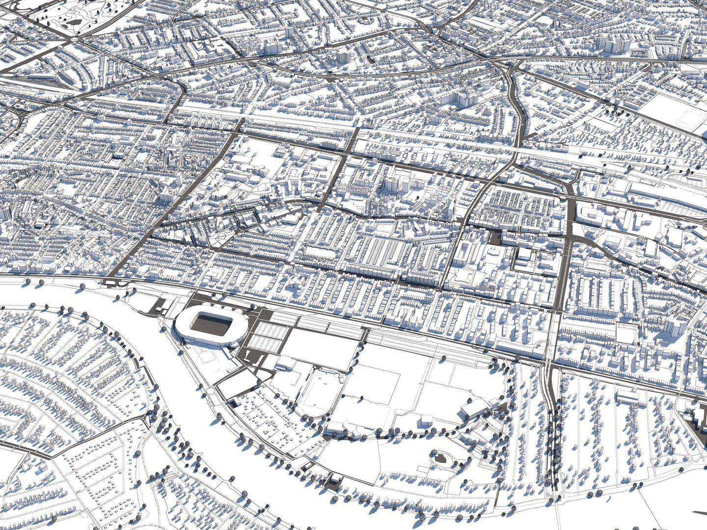 3D model buildings houses maps - TurboSquid 1438396
