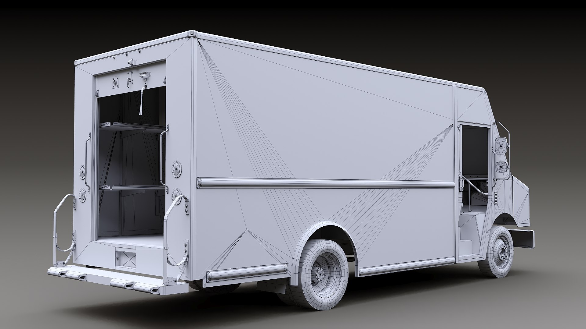 3D model Step Van Amazon truck - TurboSquid 2075029