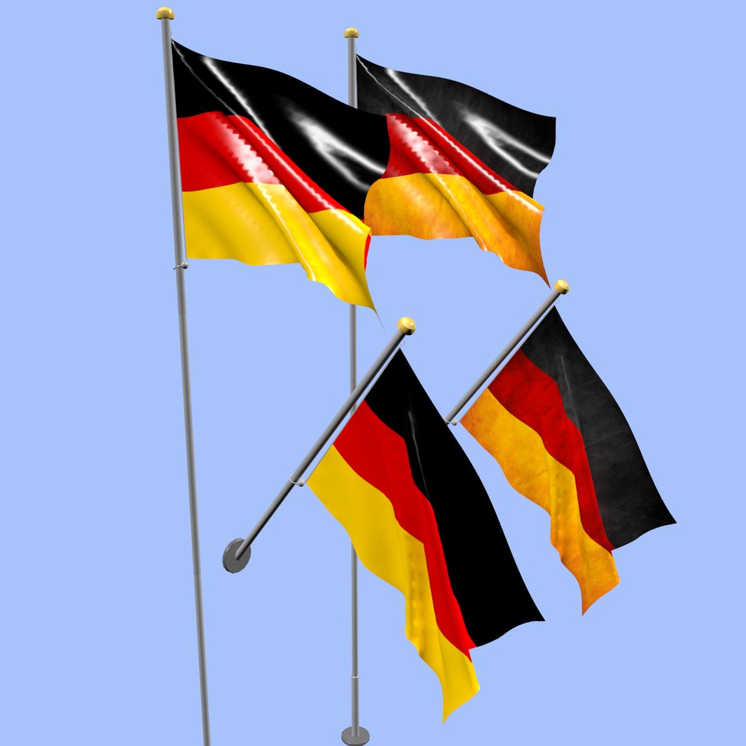 3D Germany Flag - TurboSquid 1166251