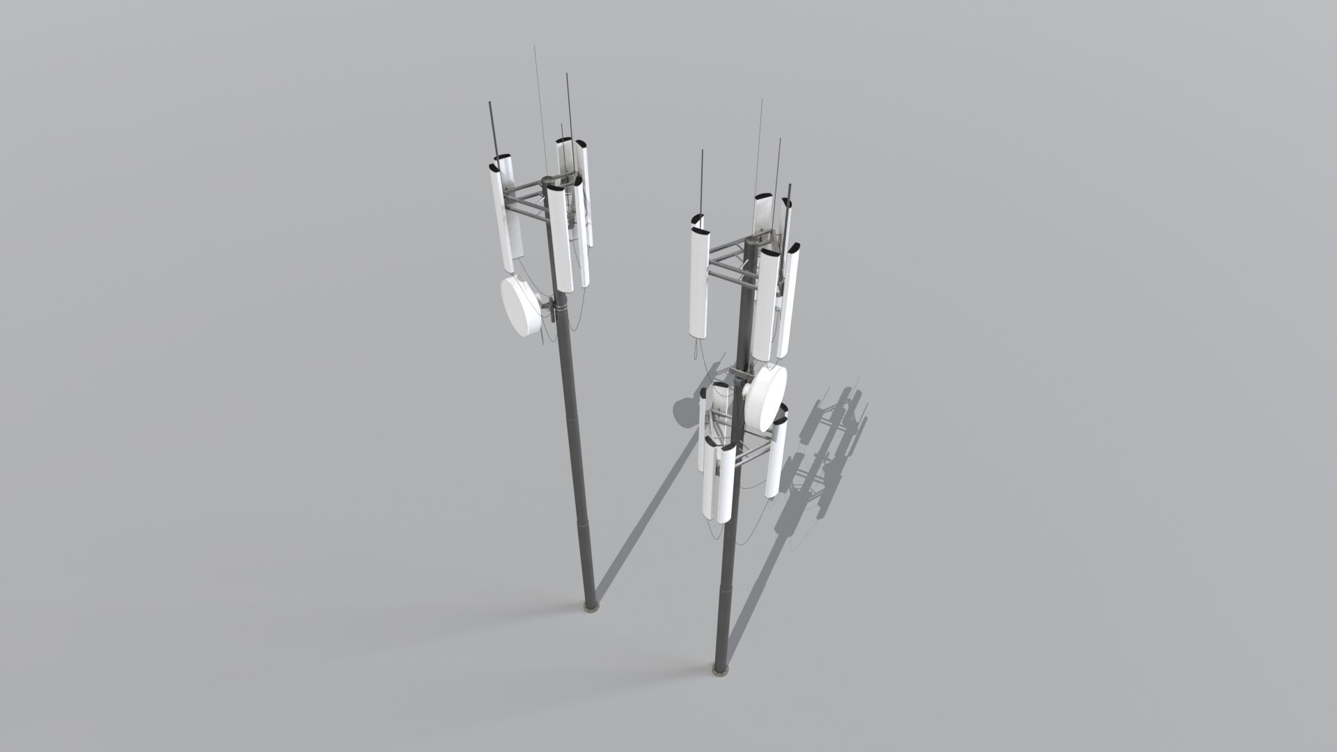 3D Cell Phone Towers 2 - TurboSquid 2311505