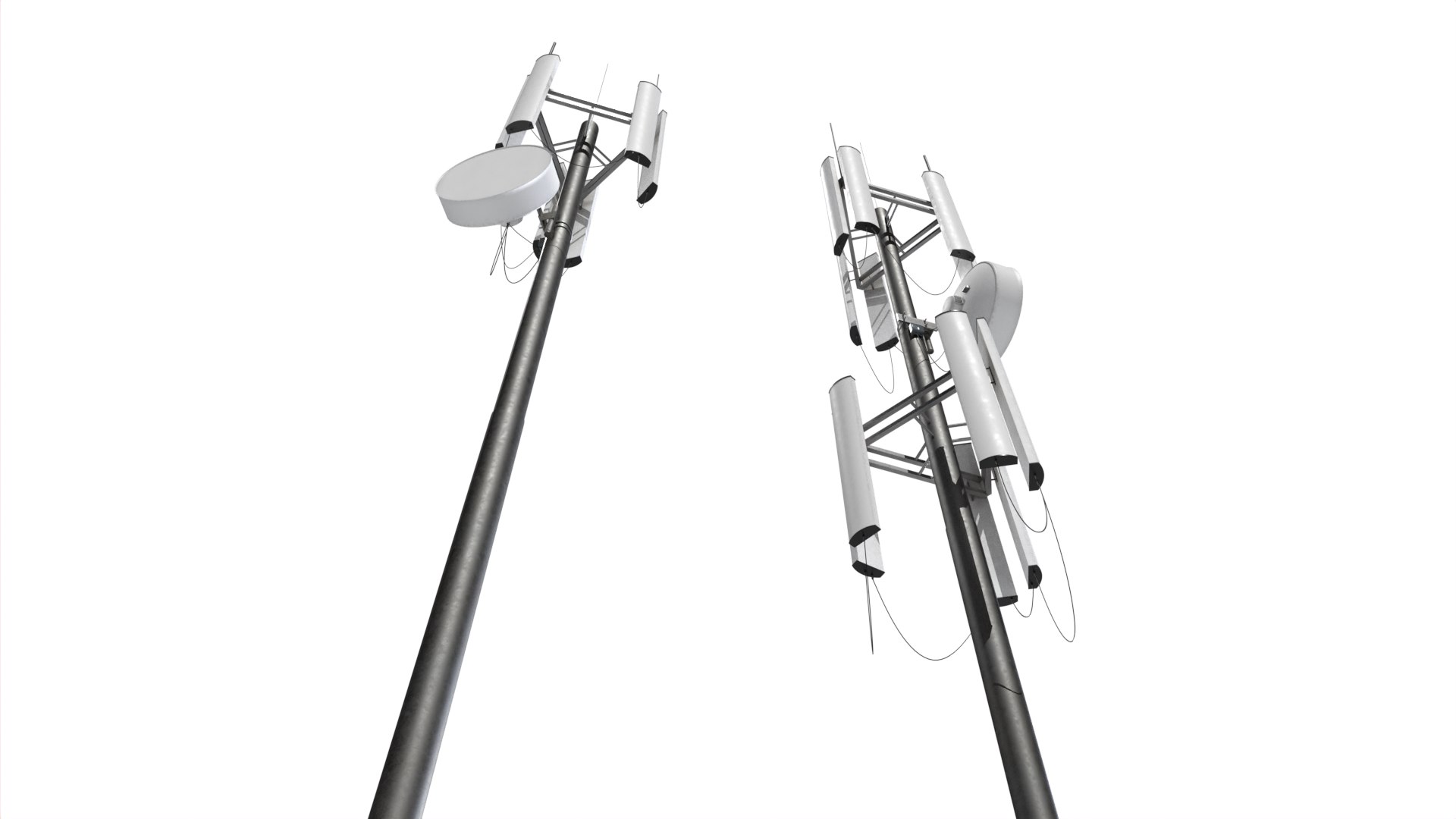 3D Cell Phone Towers 2 - TurboSquid 2311505