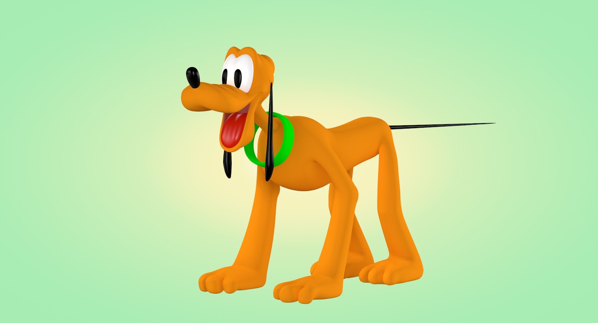 Pluto Cartoon Animation 3d 3ds