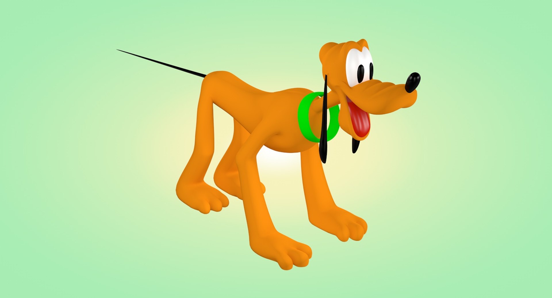 Pluto Cartoon Animation 3d 3ds