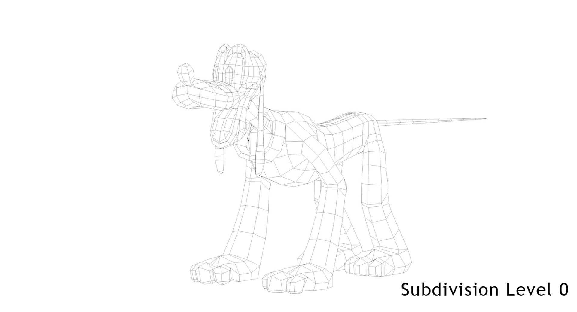 Pluto Cartoon Animation 3d 3ds