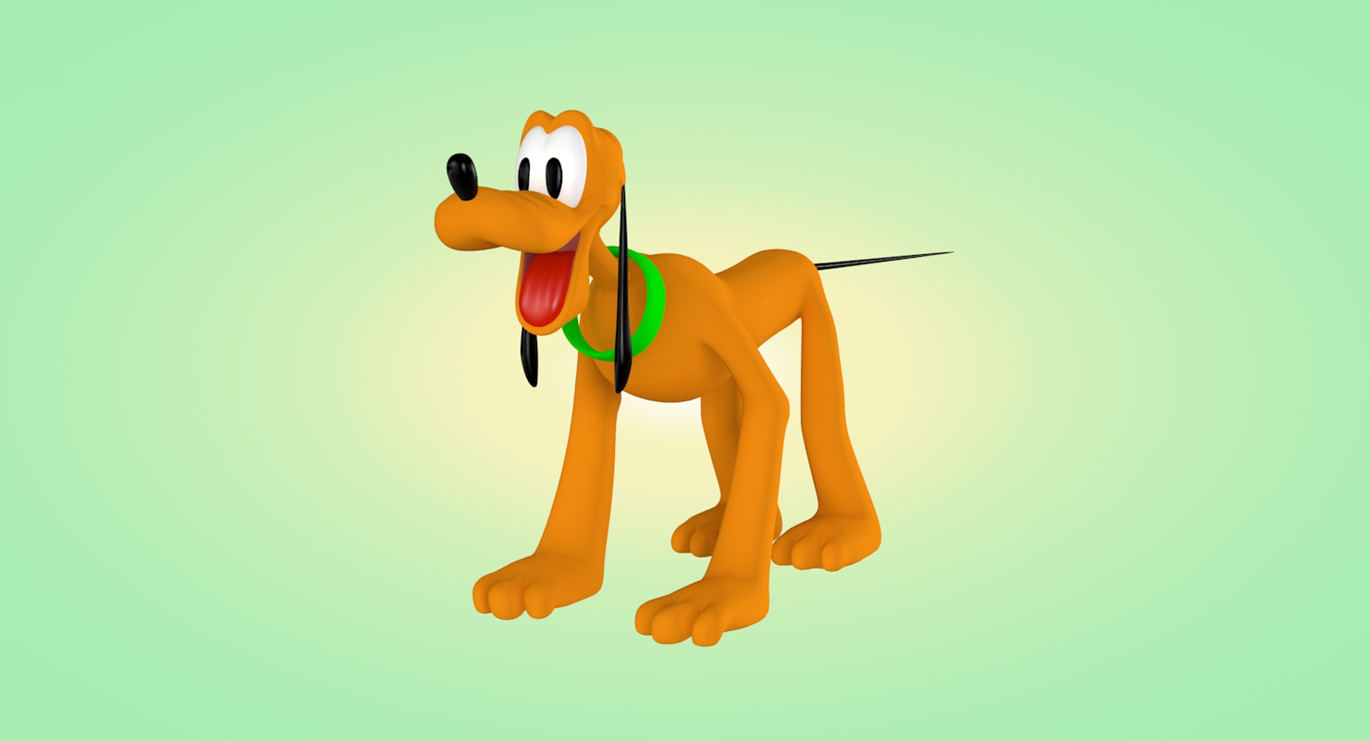 Pluto Cartoon Animation 3d 3ds