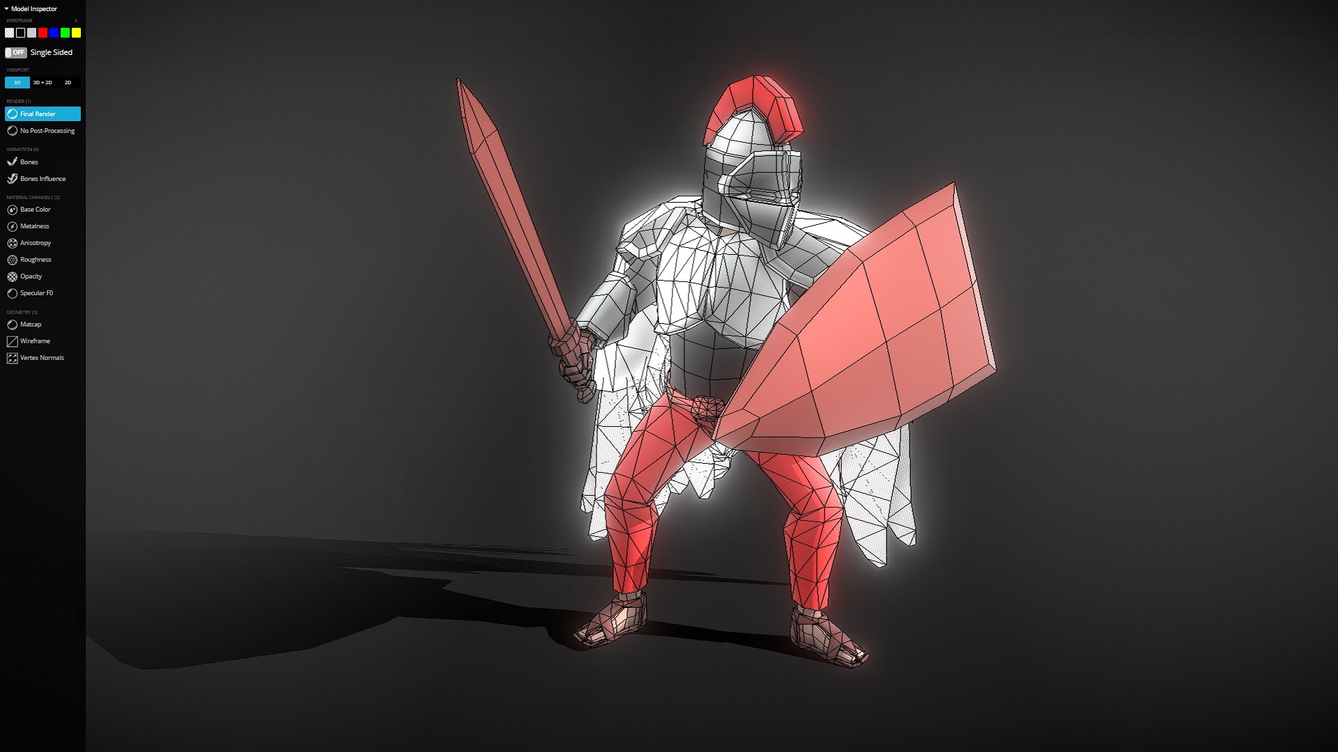 Animated LowPoly Angel Knight Model - TurboSquid 2148833
