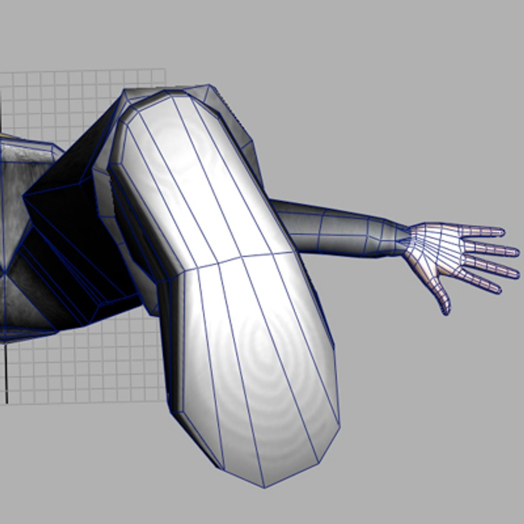 Calvin Skater Dude Character 3d Model