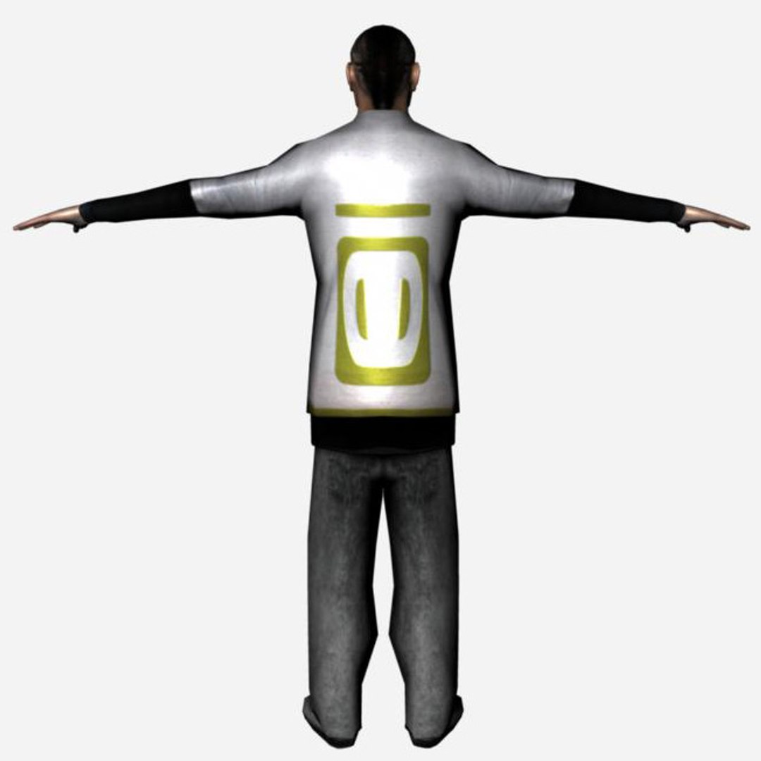 Calvin Skater Dude Character 3d Model