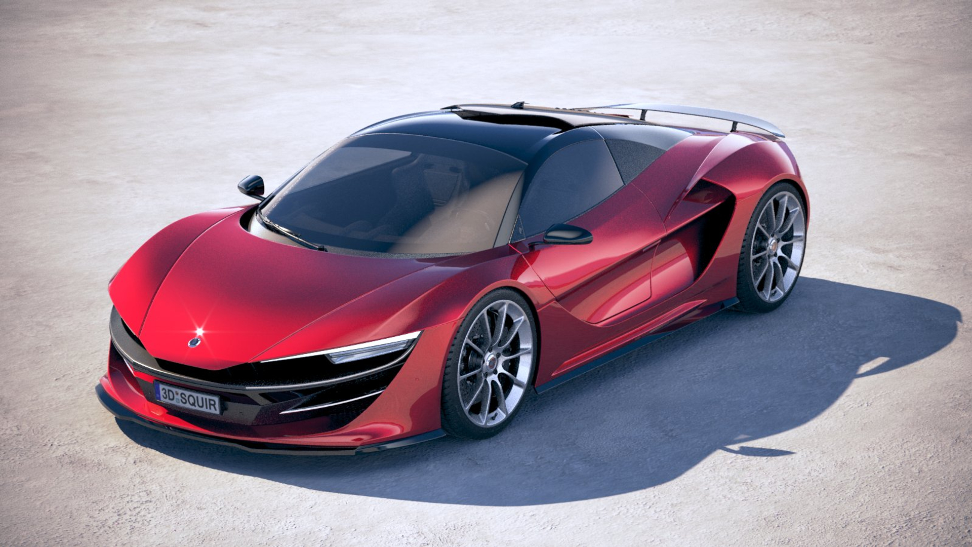 Generic Supercar V3 3D Model - TurboSquid 1279491