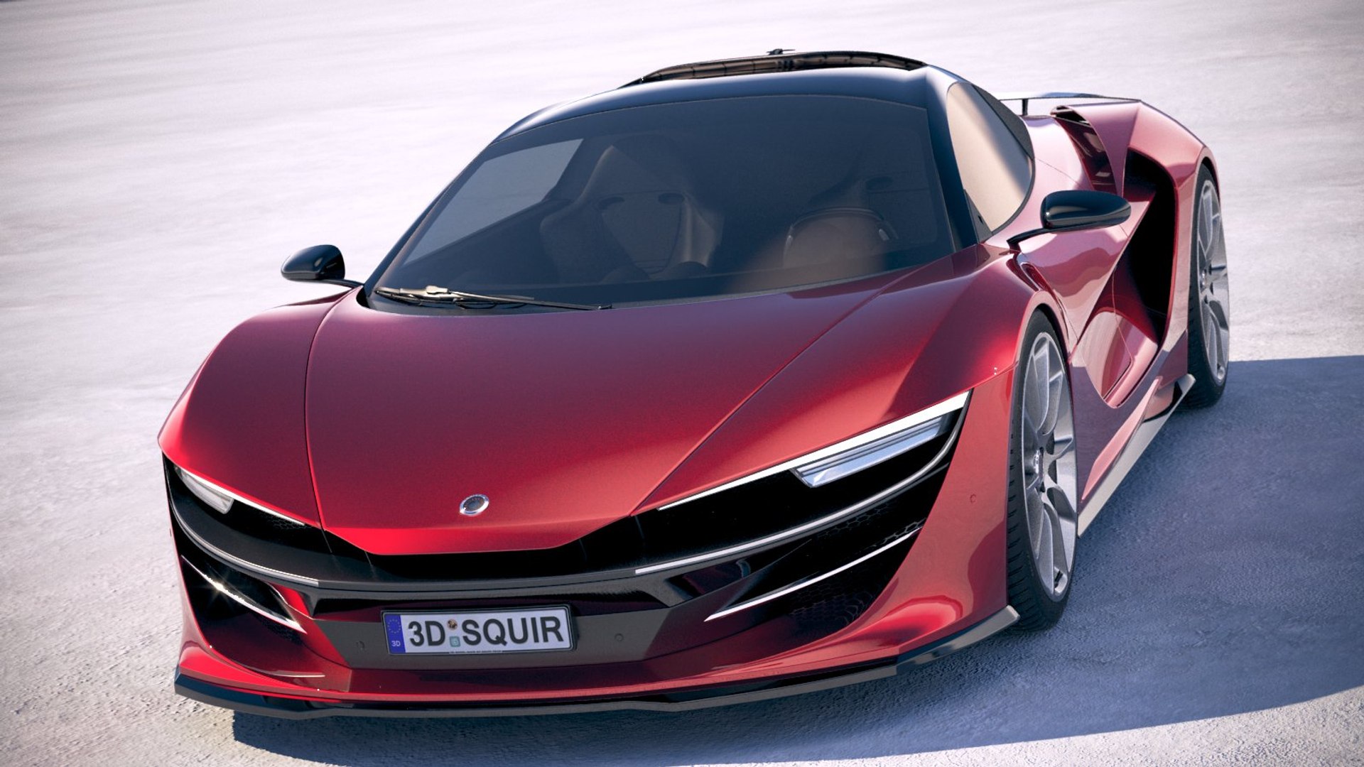 Generic Supercar V3 3D Model - TurboSquid 1279491