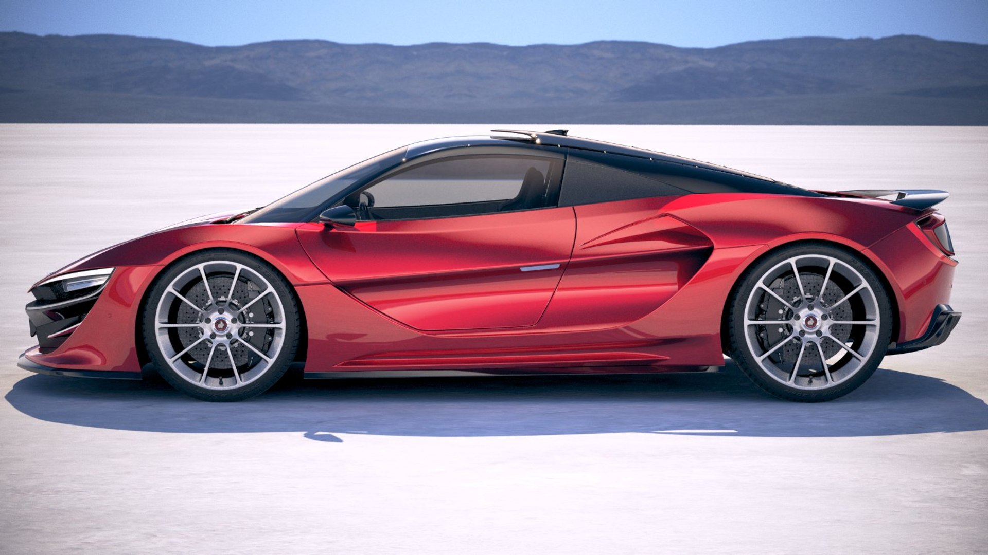 Generic Supercar V3 3D Model - TurboSquid 1279491