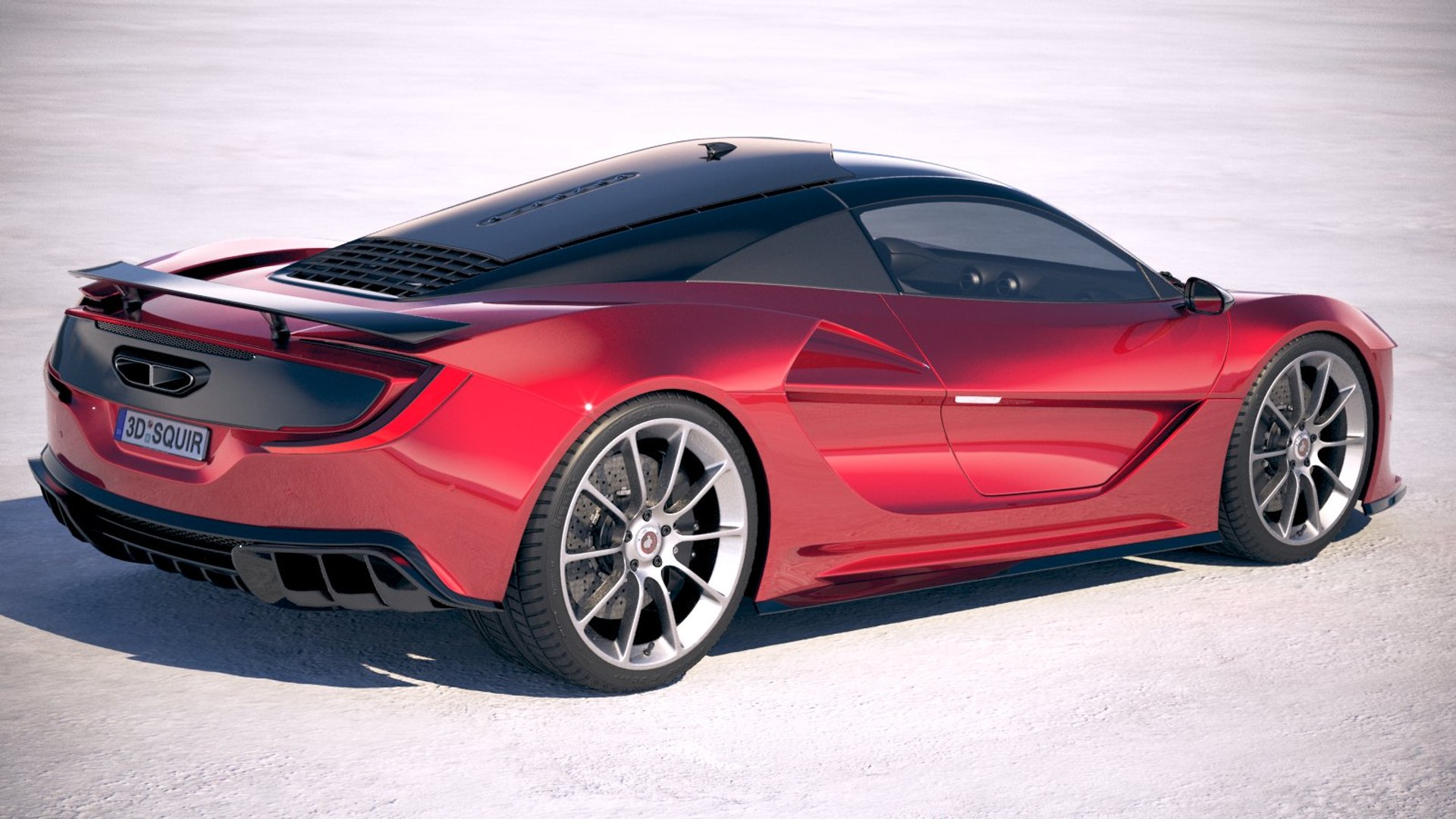 Generic Supercar V3 3D Model - TurboSquid 1279491