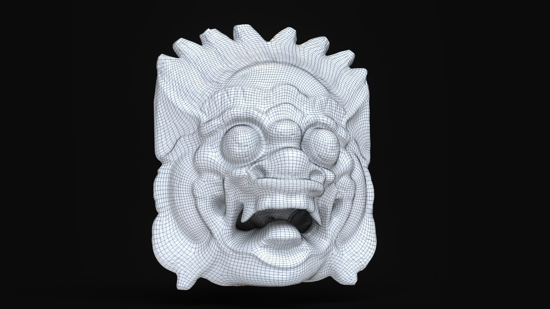 Indonesian Ritual Mask 3D Model - TurboSquid 2113006