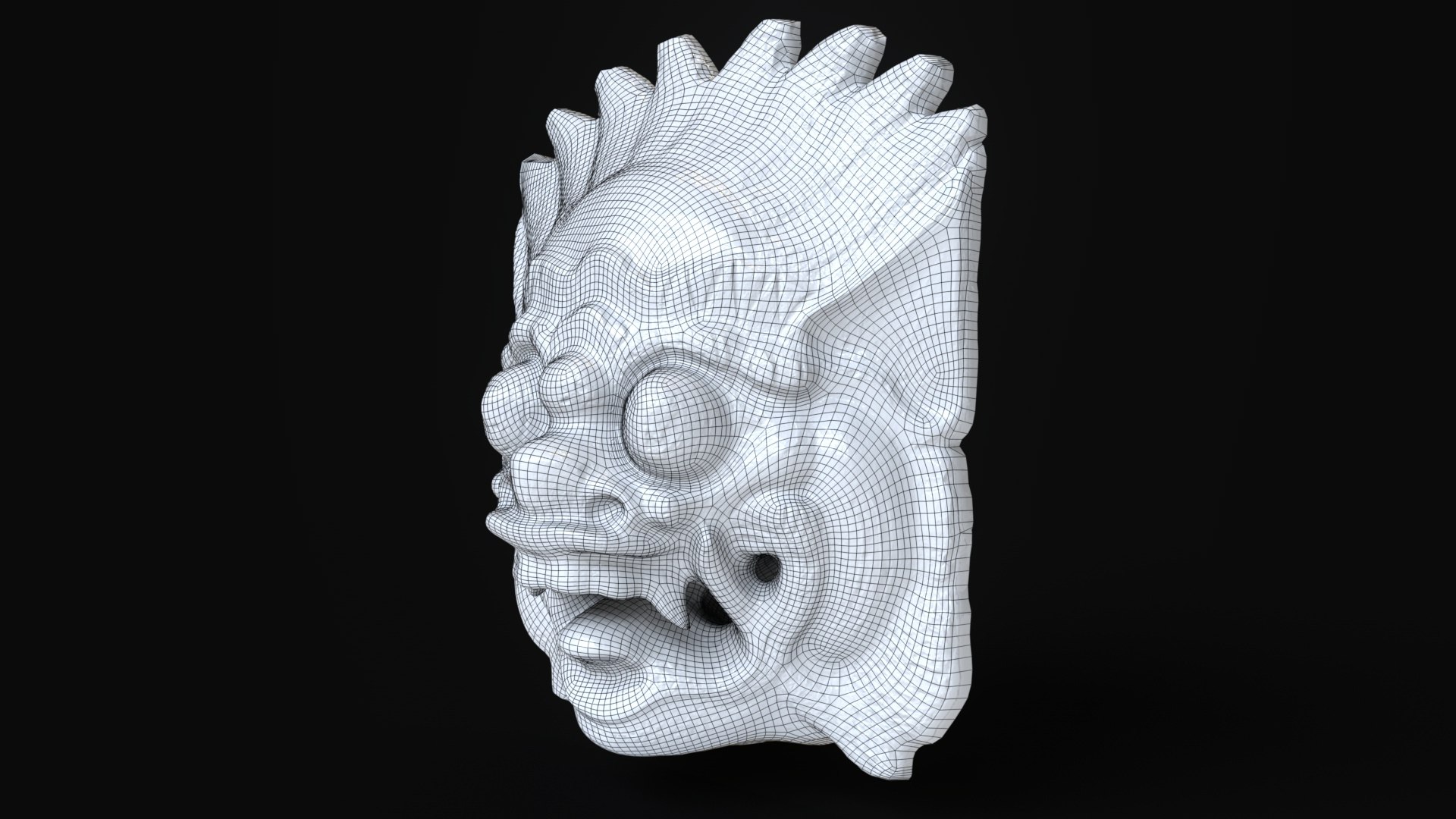 Indonesian Ritual Mask 3D Model - TurboSquid 2113006