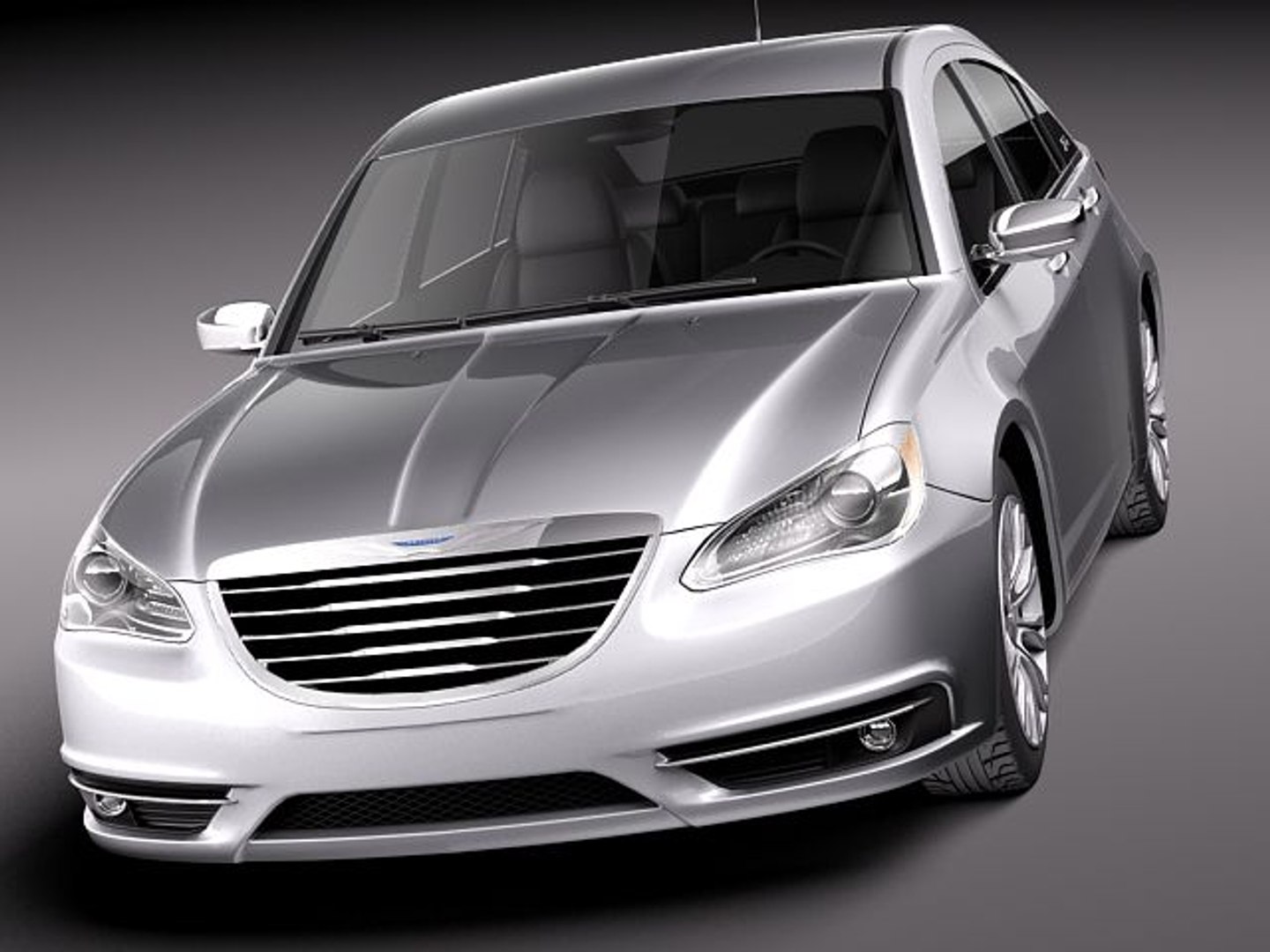 3d Model Of Chrysler 200 Sedan 2011