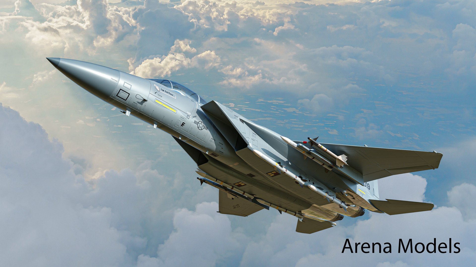 McDonnell Douglas F-15C Eagle 3D Model - TurboSquid 2053853