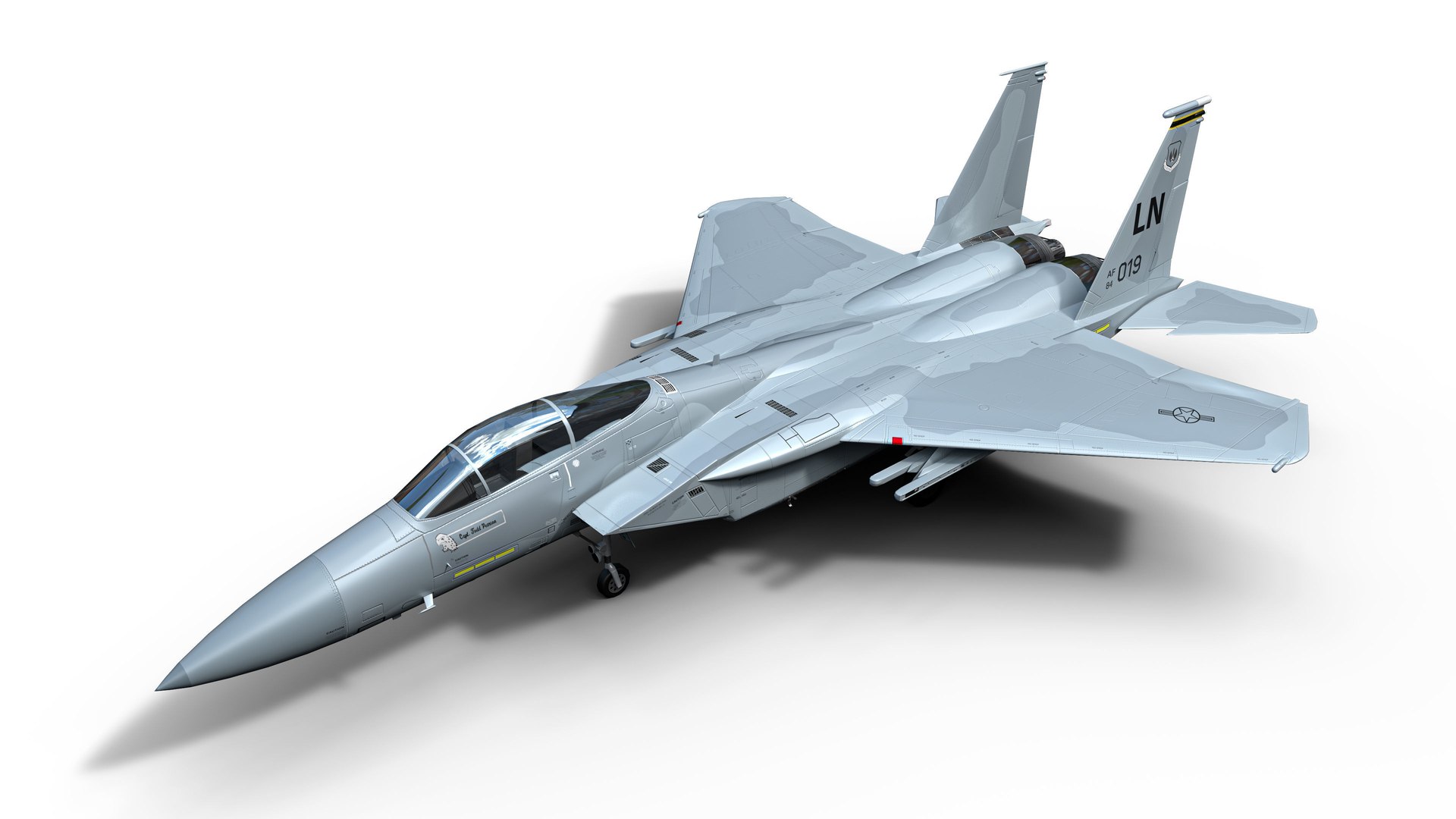 McDonnell Douglas F-15C Eagle 3D Model - TurboSquid 2053853
