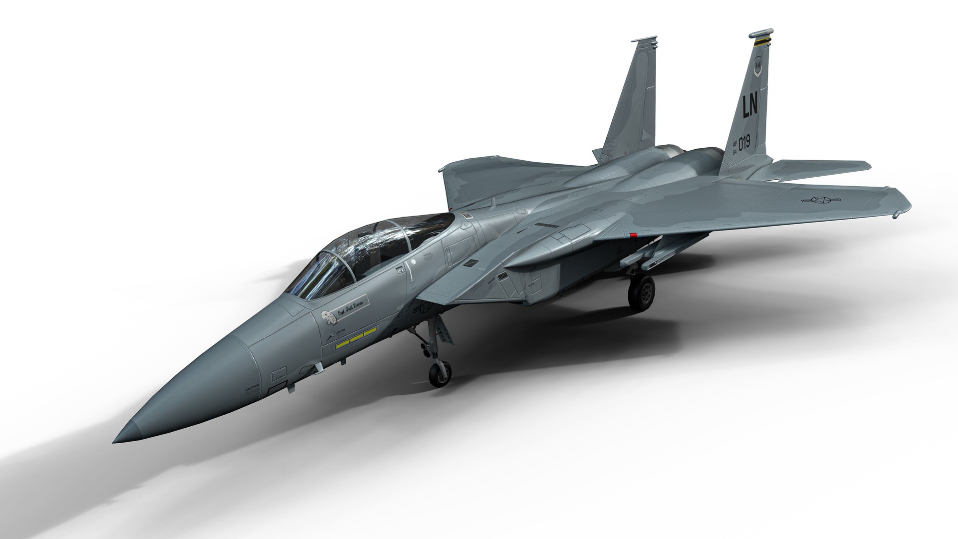 McDonnell Douglas F-15C Eagle 3D Model - TurboSquid 2053853