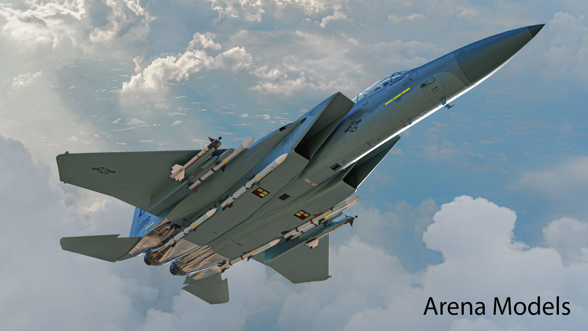 McDonnell Douglas F-15C Eagle 3D Model - TurboSquid 2053853