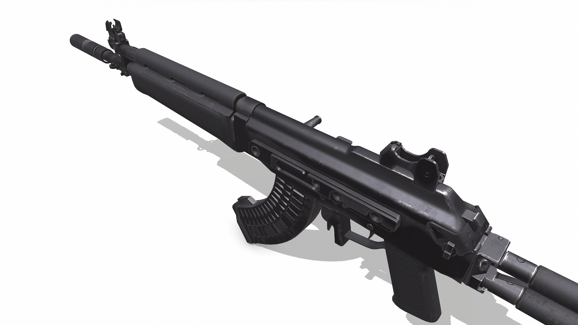 3D Sako RK95 TP Assault Rifle Low-poly PBR model - TurboSquid 2176823