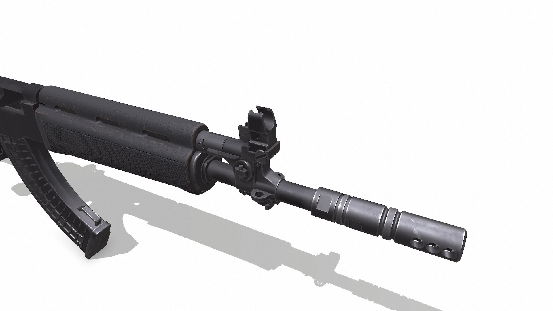 3D Sako RK95 TP Assault Rifle Low-poly PBR model - TurboSquid 2176823