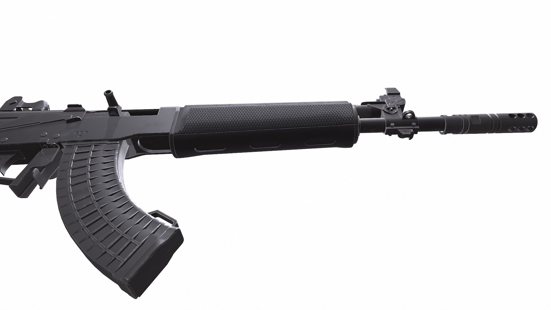 3D Sako RK95 TP Assault Rifle Low-poly PBR model - TurboSquid 2176823